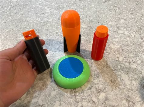 Nerf Dart Shaped Storage Containers By Sillybutts Download Free Stl Model