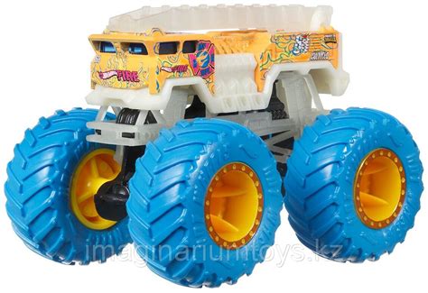 Hot Wheels Монстр-трак светящийся в темноте 5 Alarm оригинал купить в ...