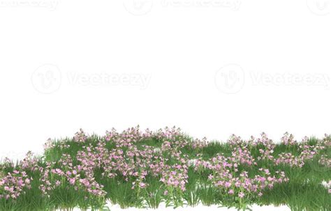 realistic foliage pattern 3d rendering