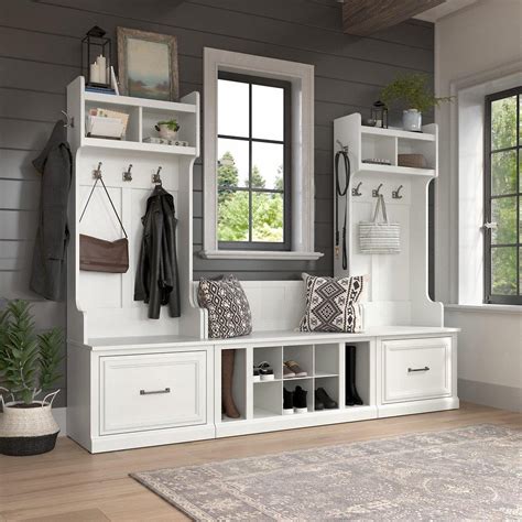 Kathy Ireland Home By Bush Furniture Woodland Entryway Storage Set With