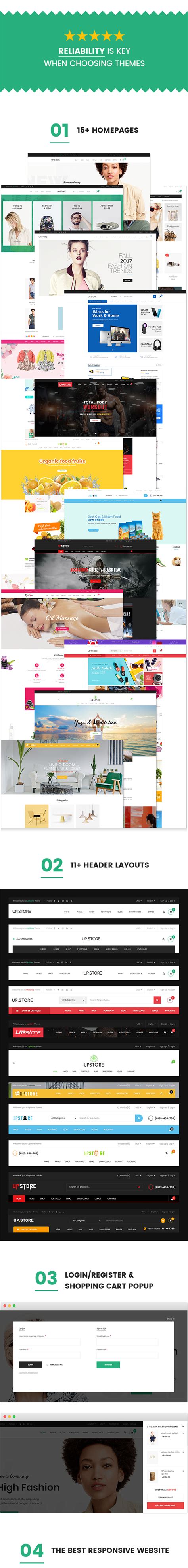 Upstore Multi Purpose Woocommerce Wordpress Theme