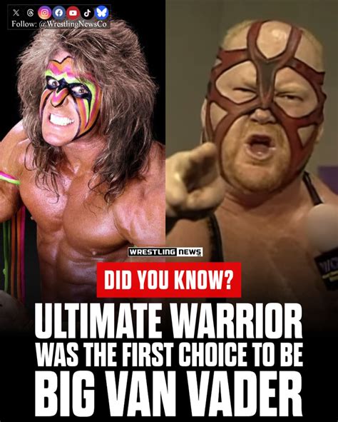 Wrestling News Wwe Aew The Big Van Vader Character Conceived By