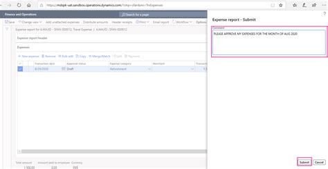 Microsoft Dynamics D365 Expense Management Process Mahmood Ul Hassan