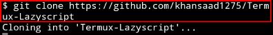 How To Install Lazy Script In Termux