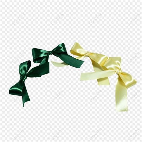 4 개의 활 리본노랑레트로새로운 Png 일러스트 무료 다운로드 Lovepik