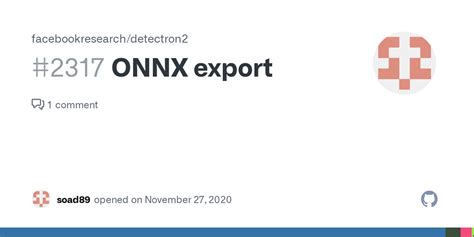 Onnx Export · Issue 2317 · Facebookresearchdetectron2 · Github