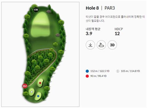 골프존카운티 안성w Cc 코스공략도 홈페이지 예약 부킹 날씨 소개