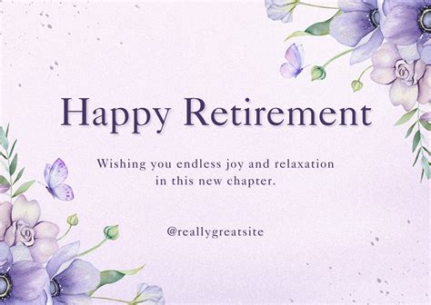 Sweet Retirement Wishes