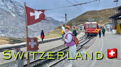 Sub 40days 나혼자유럽스위스편🇨🇭02 융프라우요흐 어디까지 가봤니클라이네샤이덱 37번트래킹 코스라우터브루넨 폭포날씨는 폭망했지만 행복해🥰 Youtube