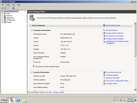 instalacija i konfiguracija hyper v failover cluster a serbianadmin