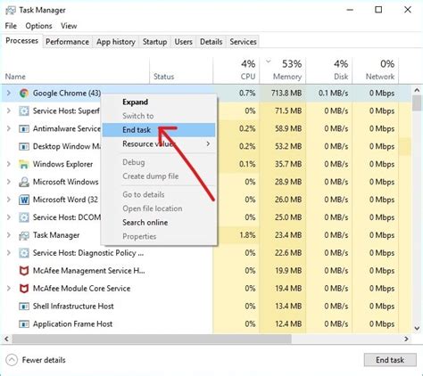 Kill Resource Intensive Processes With Windows Task Manager Guide