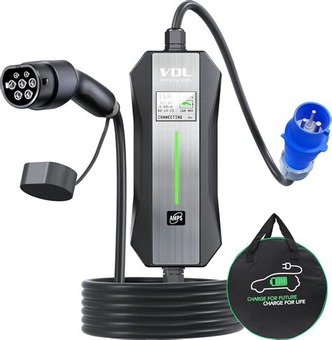 Vdlpowereu Colonnina Ricarica Auto Elettrica 7 Kw Cavo Ricarica Auto