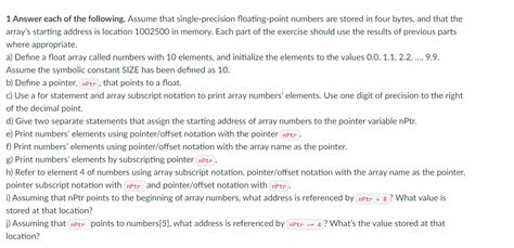 Solved Answer Each Of The Following Assume That Chegg