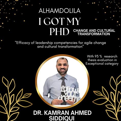 phd doctorate achievementunlocked dr kamran ahmed siddiqui 380 comments