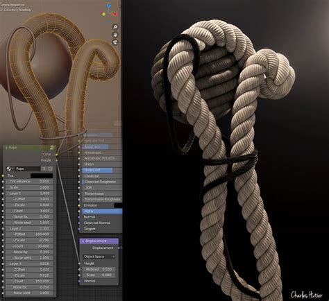 Blender Procedural Rope Shader Blender Tutorial Blender Blender Models