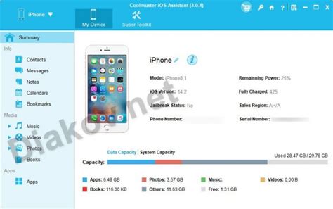 Coolmuster Ios Assistant 4512 менеджер Iphone