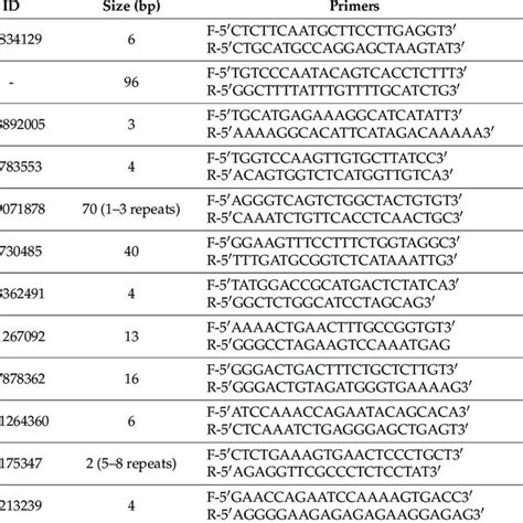 Technical Characterization Of The Investigated Polymorphisms