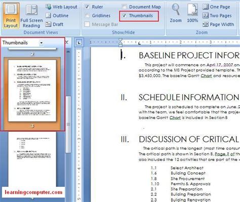 Microsoft Wordview Tab