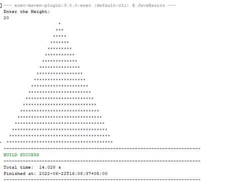 Triangle Pyramid Program In Java Using NetBeans Programming Digest