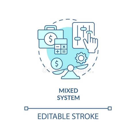 Command System Blue Gradient Concept Icon Stock Vector Illustration Of Abstract Production