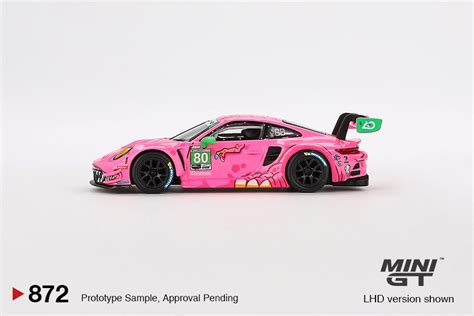 Preorder Mini Gt 1 64 Porsche 911 Gt3 R 80 Ao Racing 2023 Imsa Virgin Tokyo Station