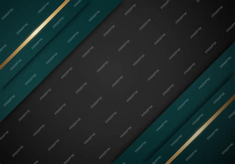 Premium Vector Abstract Background Green Stripes Overlapping Layer