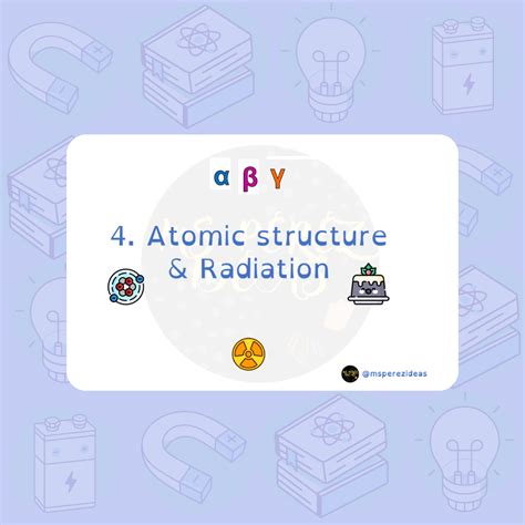 Unit Cover Atomic Structure Radiation Teaching Resources