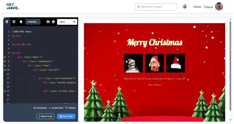 tharun kolanati on linkedin 30daysofcode christmascodingchallenge