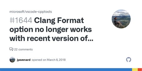 Clang Format Option No Longer Works With Recent Version Of Clang Format Issue