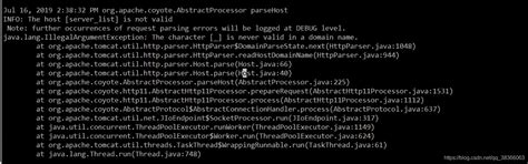Javalangillegalargumentexception The Character Is Never Valid In