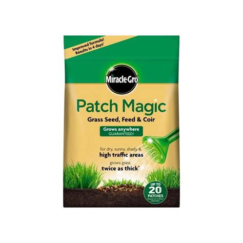 Miracle Gro Patch Magic Grass Seed Feed And Coir Bag 15kg