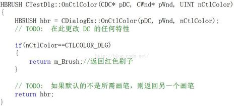 mfc设置对话框背景色及控件颜色 mfc 对话框背景色 csdn博客
