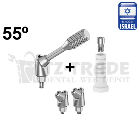 Buy Angled Multi Unit Abutment 55° With Plastic Sleeve Tz Trade