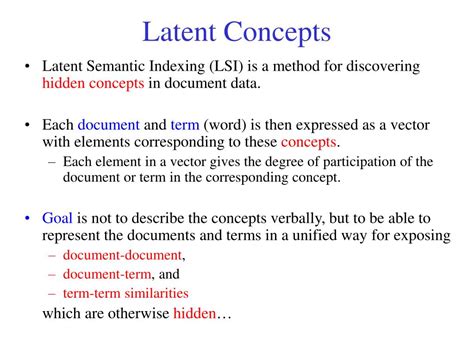 PPT Latent Semantic Analysis PowerPoint Presentation Free Download ID
