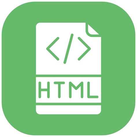 Premium Vector Html File Vector Illustration Style