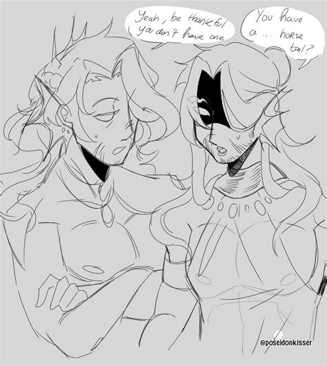 Poseidons Noahs Poseidon Loves His Tail People Js Tug On It Too Much Pos Other