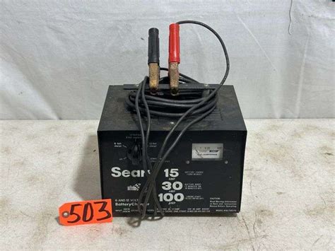 Sears Battery Charger Meagher Auctioneers