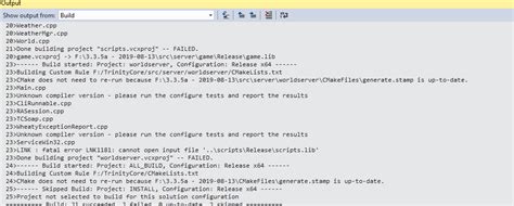 Build Failed · Issue 23713 · Trinitycoretrinitycore · Github