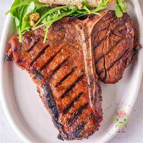 Grilled T Bones And Top Sirloin Steaks The Kitchen Bucket List