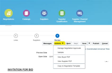 Customize Action Button On Negotiation Page To Add Custom Report As A