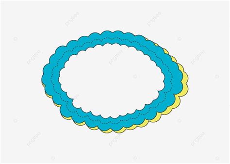 Dialog Box Clipart Transparent Background Freehand Cartoon Dialog Box Border Element Hand Draw