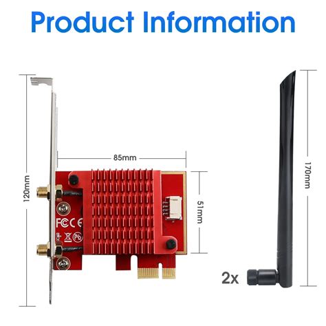 Intel Ax200 WiFi Adapter 5 Ghz Wi Fi Adapter Ax200ngw Wi Fi Dongle 5ghz Bluetooth Network WiFi 6