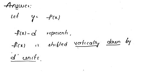 Answered State How The Graph Of The Function Will Differ From The
