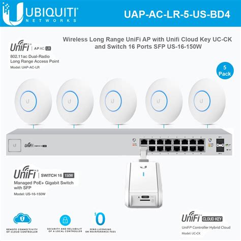Ubiquiti Unifi Ap Ac Lr Uap Ac Lr 5 Us Wireless Ap 80211ac Long Range