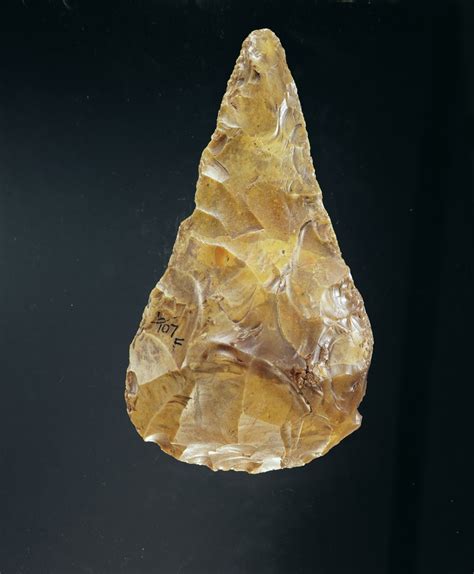 Acheulean Hand Axe By Paleolithic Premium Art Reproduction