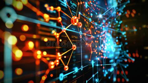 A Closeup Shot Of A Computer Screen Displaying Complex Graphs And Data Illustrating The