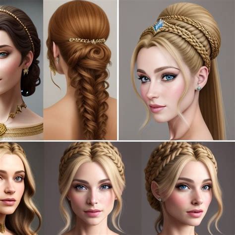 Princess Medieval Hairstyles Female Nel 2024