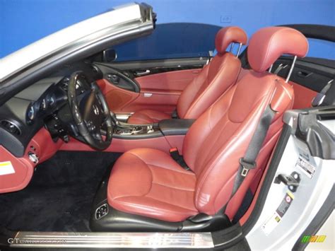 Red Interior 2007 Mercedes Benz Sl 550 Roadster Photo 61056100