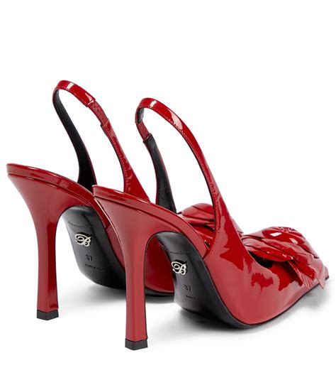 Blumarine Patent Leather Slingback Pumps Blumarine