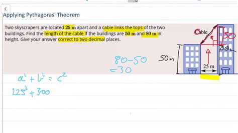 Applications Of Pythagoras Youtube
